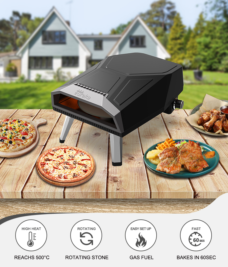 S12PZ-AR New Italian Pizza Oven Propane Gas S Fast Food Pizza Oven ...